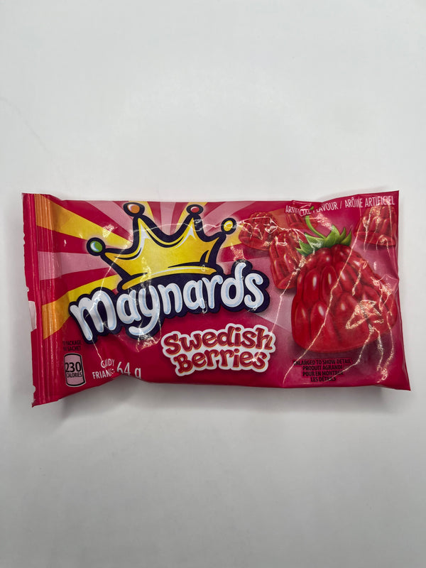 Maynards Swedish Berries (Canada) - www.professorsnacks.com