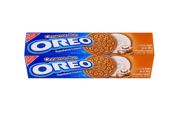 Cinnamon Bun Oreos (Korea) - www.professorsnacks.com