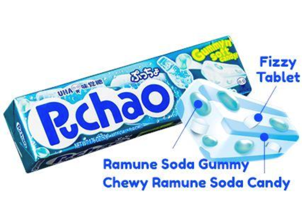 Puchao Ramune gummy candy (Japan) - www.professorsnacks.com