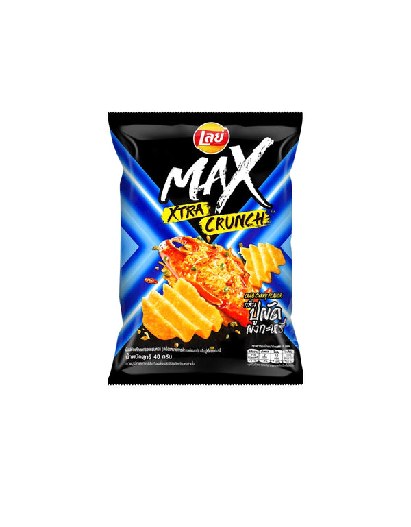 Lays Max Crab Curry (Thailand) - www.professorsnacks.com