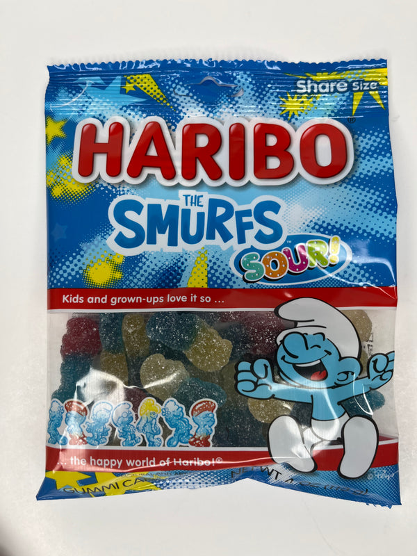 Haribo Sour Smurfs (Turkey) - www.professorsnacks.com