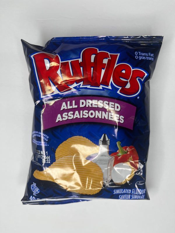 Ruffles All Dressed (Canada) - www.professorsnacks.com